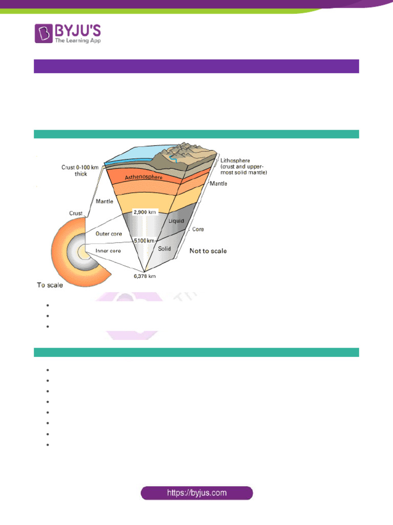 Structure of The Earth Geography Notes For UPSC | PDF