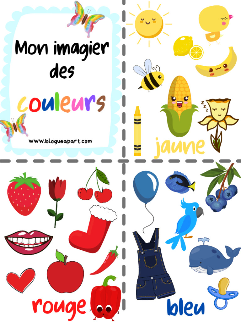 Mon Imagier Des Couleurs | PDF