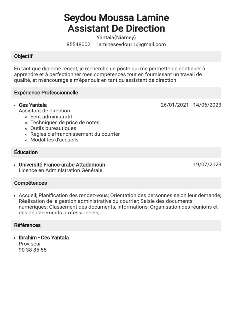 Lamine Cv1 Pdf