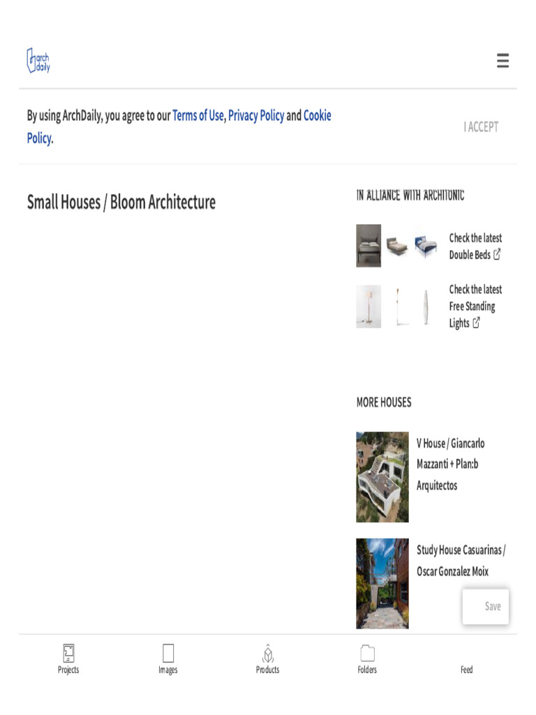 Small Houses - Bloom Architecture - ArchDaily | PDF