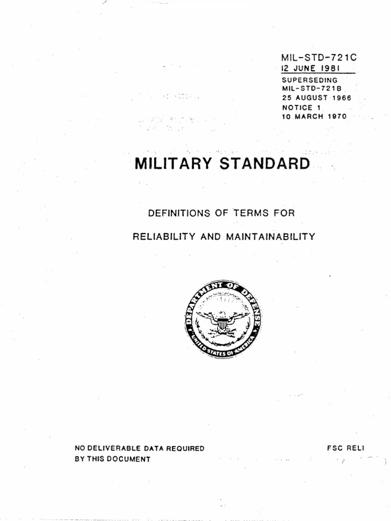 Mil STD 721C | PDF