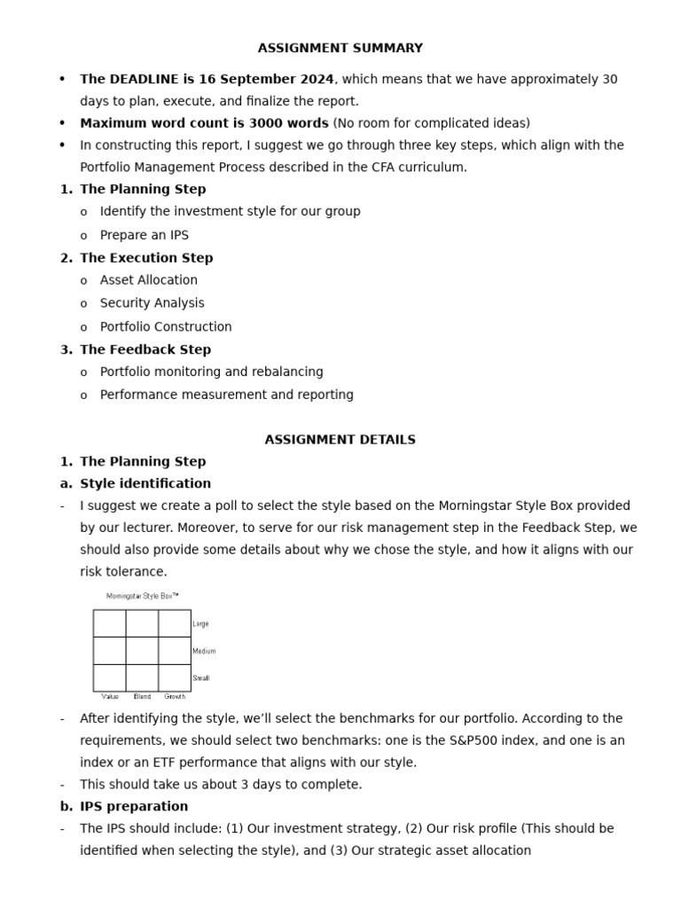 PM Assignments | PDF