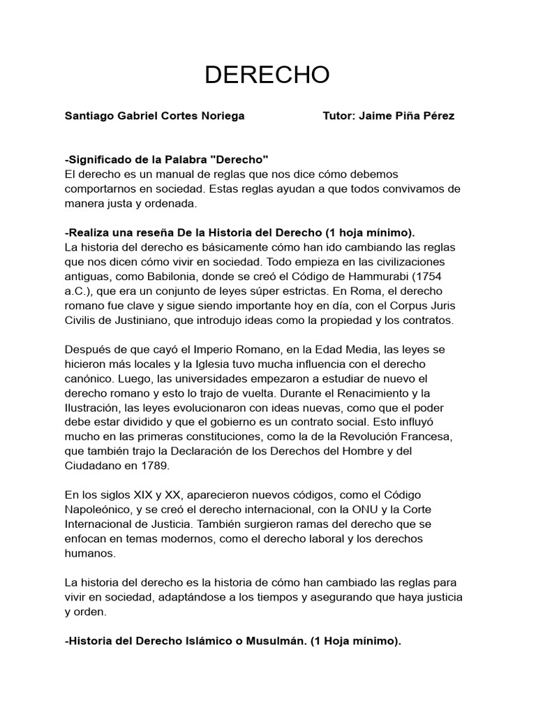 DERECHO | PDF