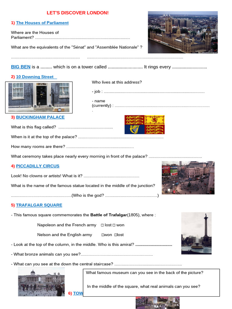 Web Quest London 2023 | PDF