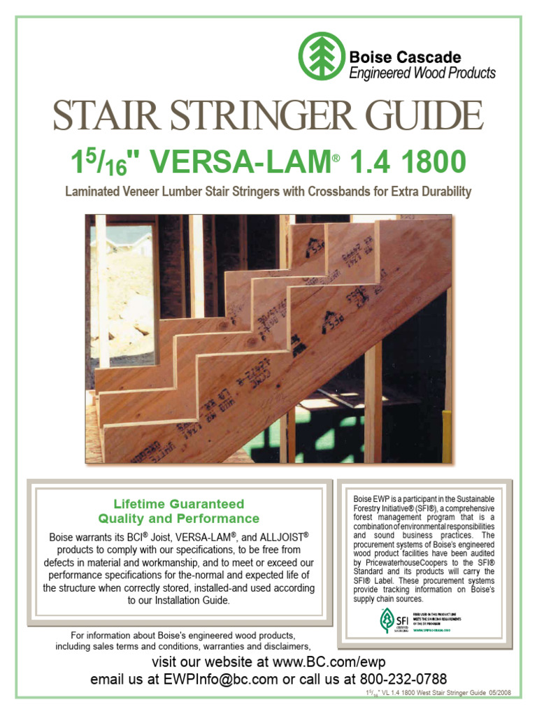 Wood Stair Stringer Guide LVL | PDF