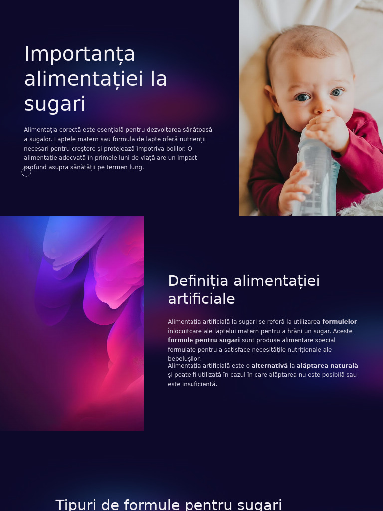 Importanța Alimentației La Sugari | PDF