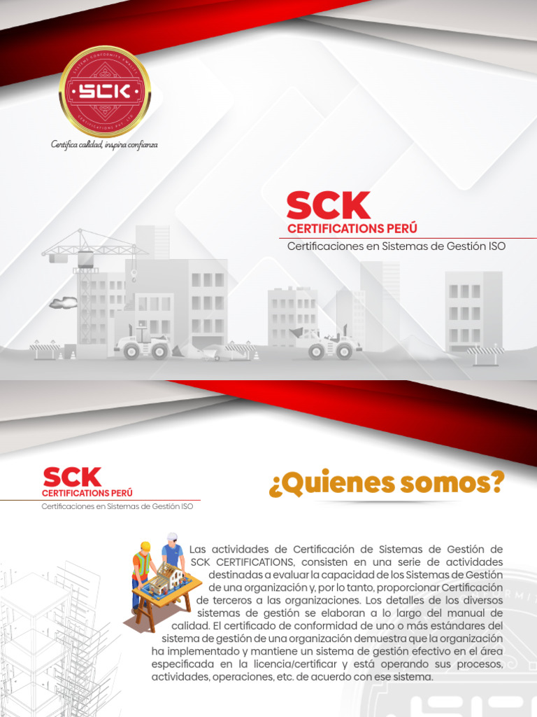 SCK Certification 2024 Brochure . | PDF
