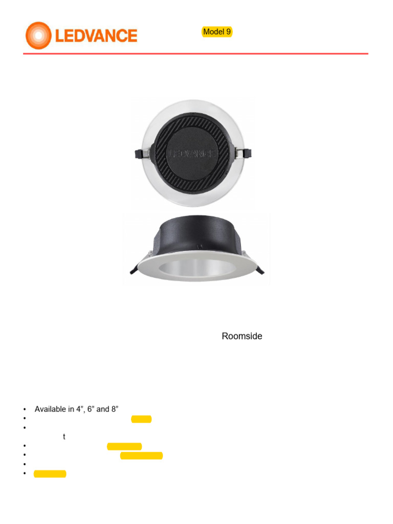 Led DL 17W | PDF