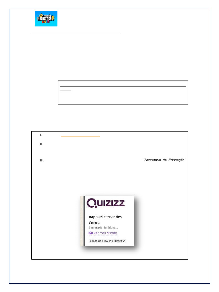 Tutorial Avaliação Diagnóstica SAEB - 3a Edicao | PDF