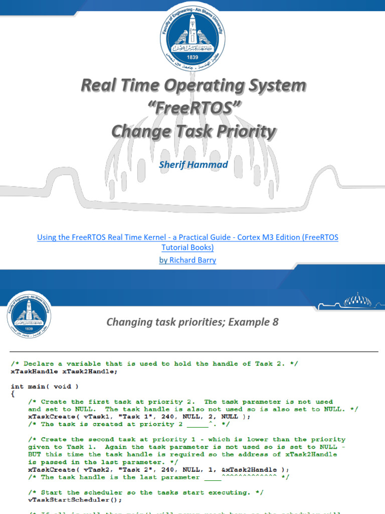 5 Change Task Priorities Example 8 | PDF