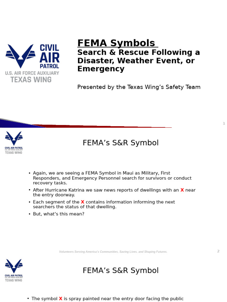 FEMA SR Symbols 61ed943a105ea | PDF | Federal Emergency Management ...