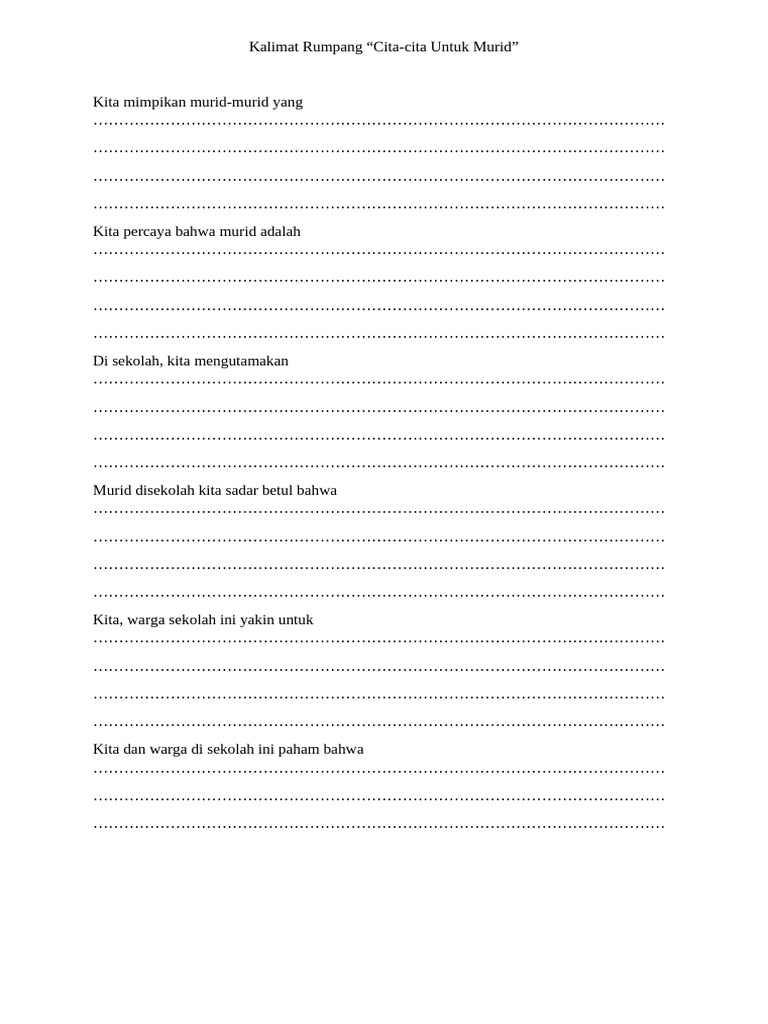 Kalimat Rumpang | PDF