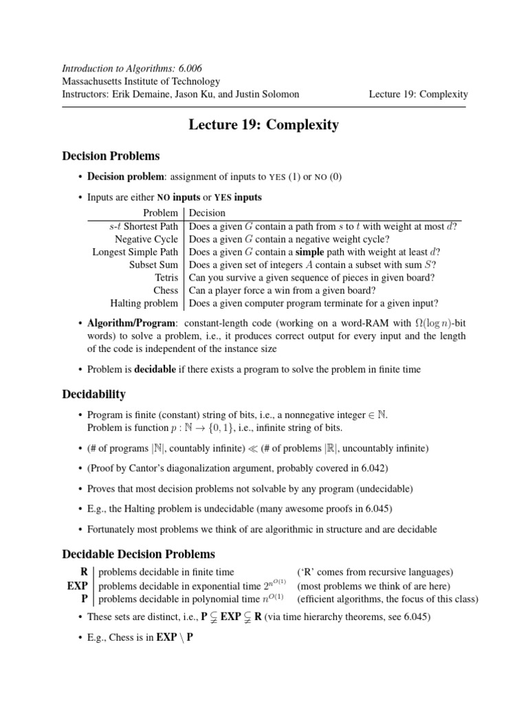 Complexity | PDF
