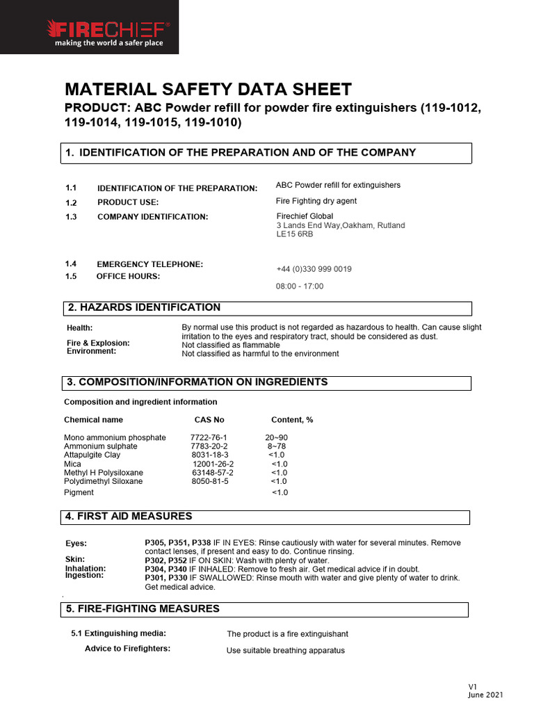 ABC Powder Eversafe DCP | PDF