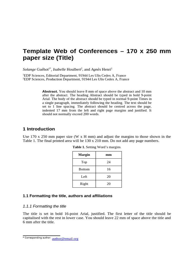 Fullpaper Template | PDF