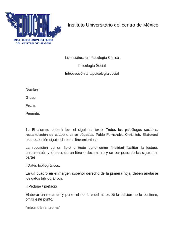 Formato Resención | PDF