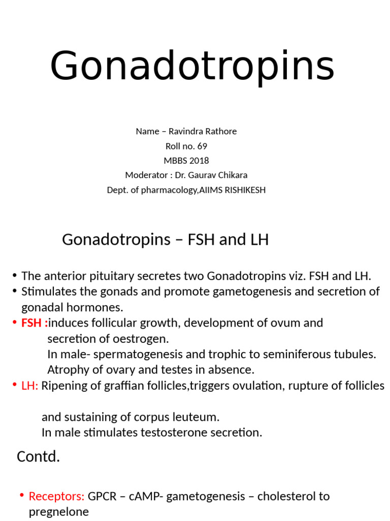 Gonadotropins | PDF