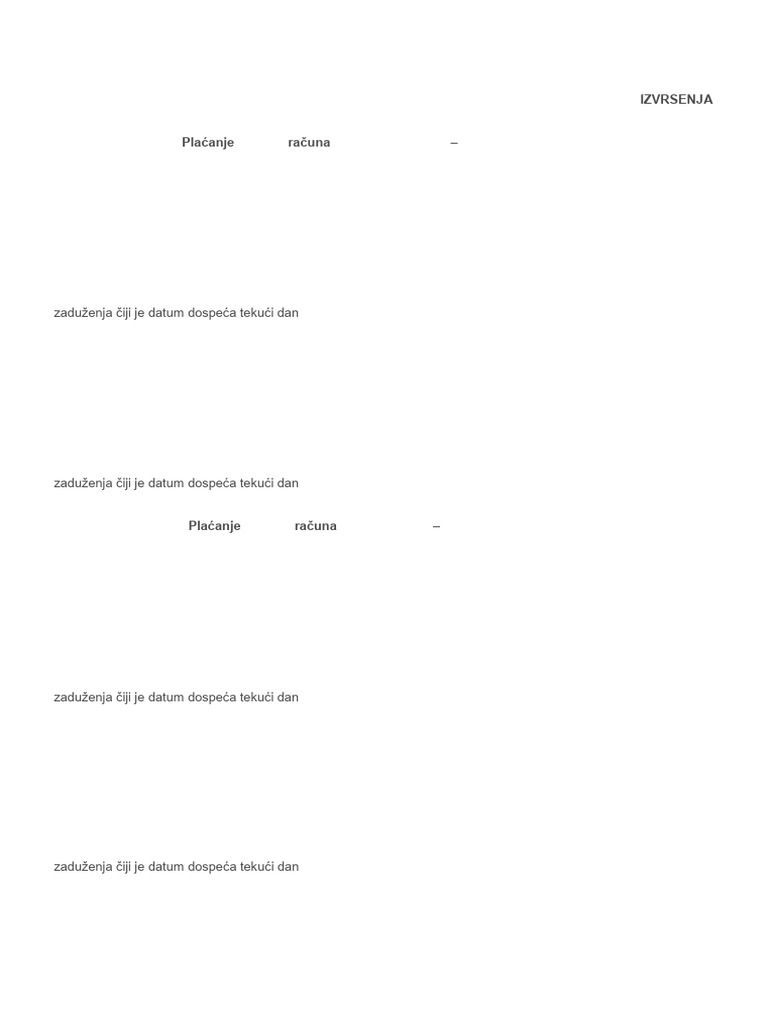 Vreme Prijema Naloga - Platni Nalog | PDF