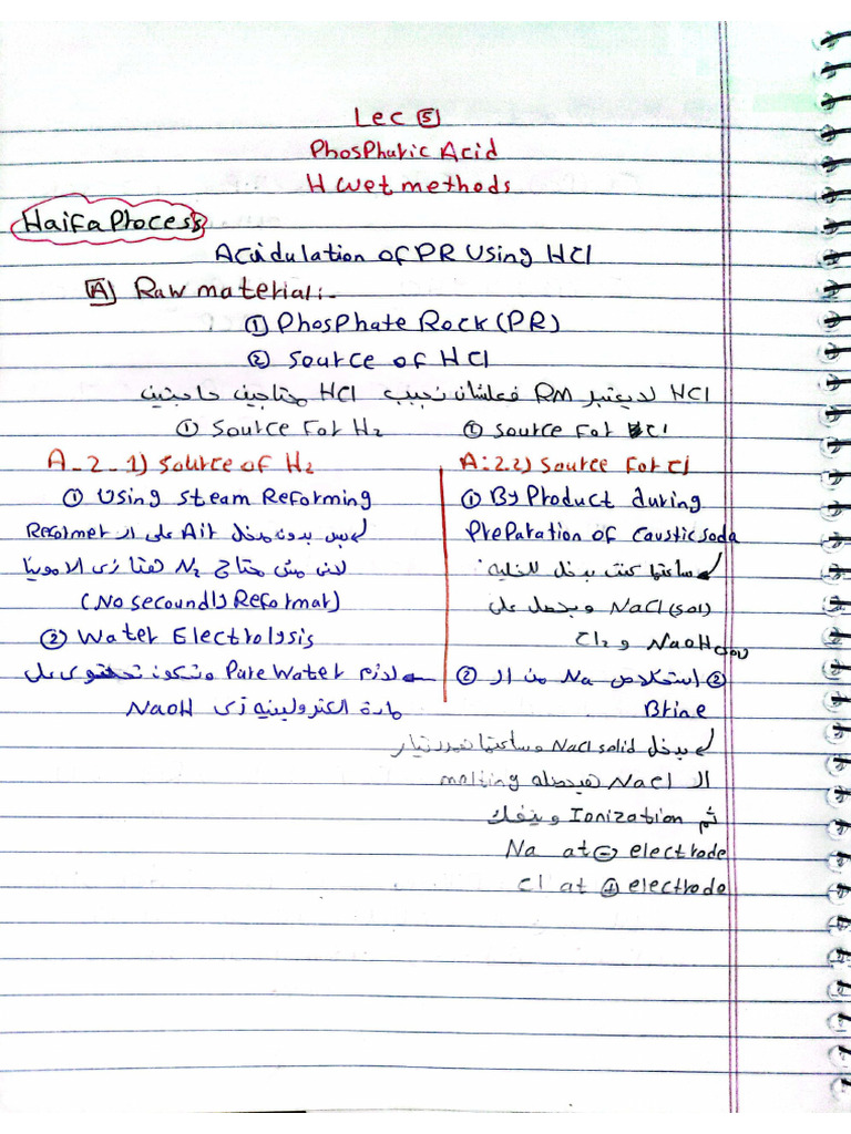 (IO) Lec 05 Phosphoric Acid (wet Proces) | PDF