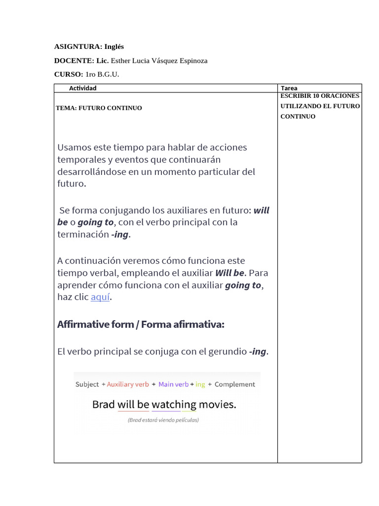 PRIMERO - INGLÉS (1) | PDF