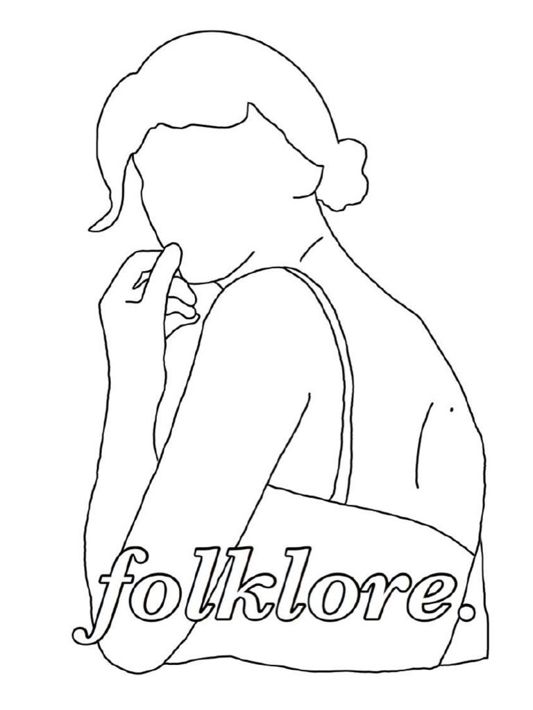 Taylor Swift Line Art | PDF