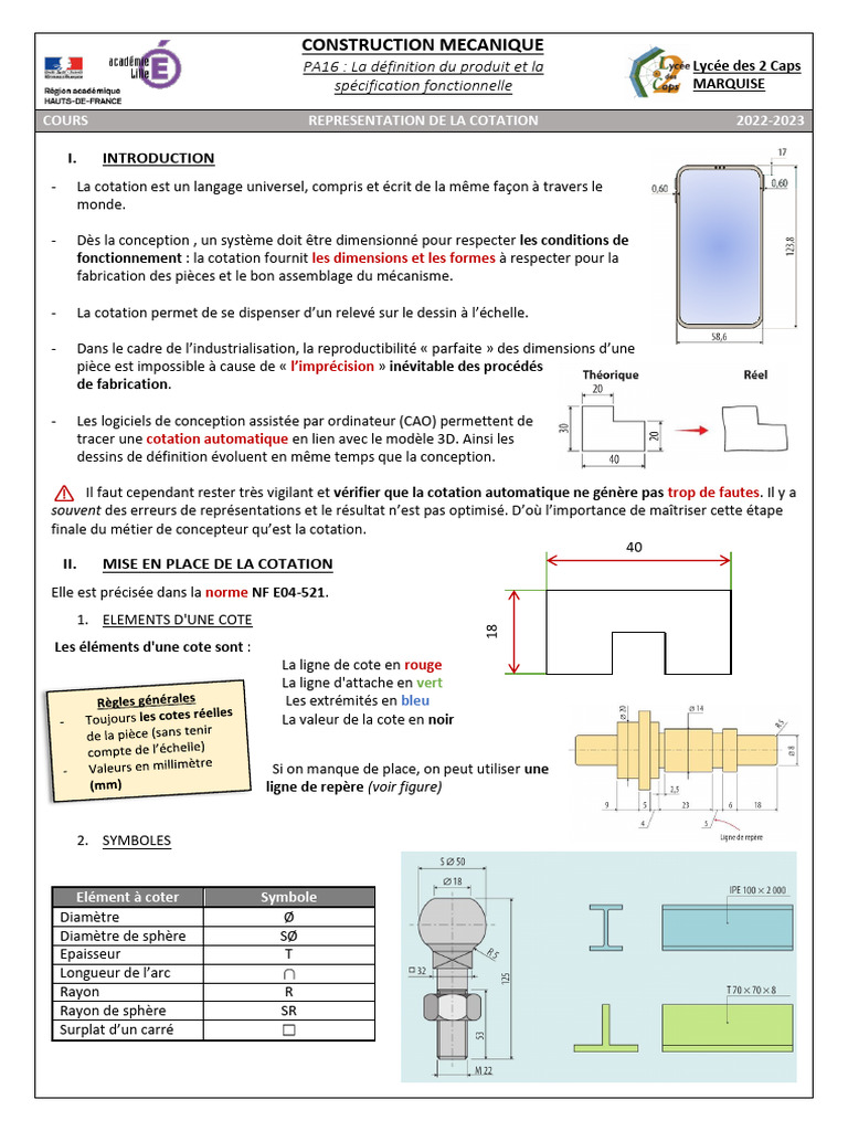 1 Representation Cotation | PDF