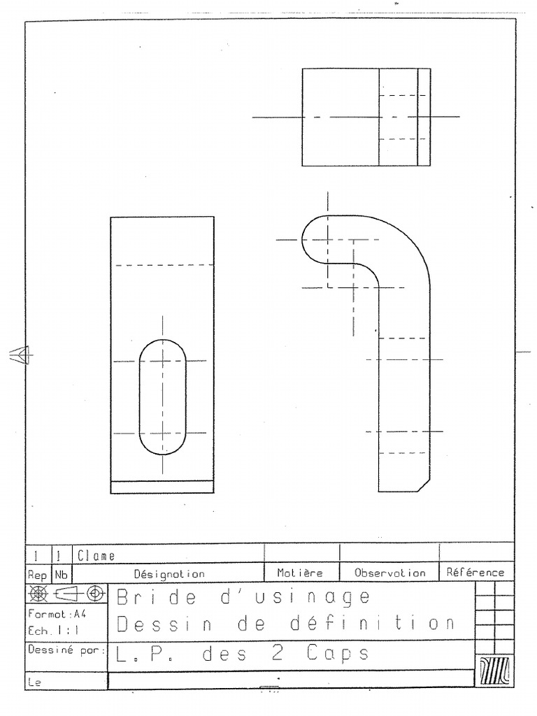 1 - Bride D'usinage | PDF