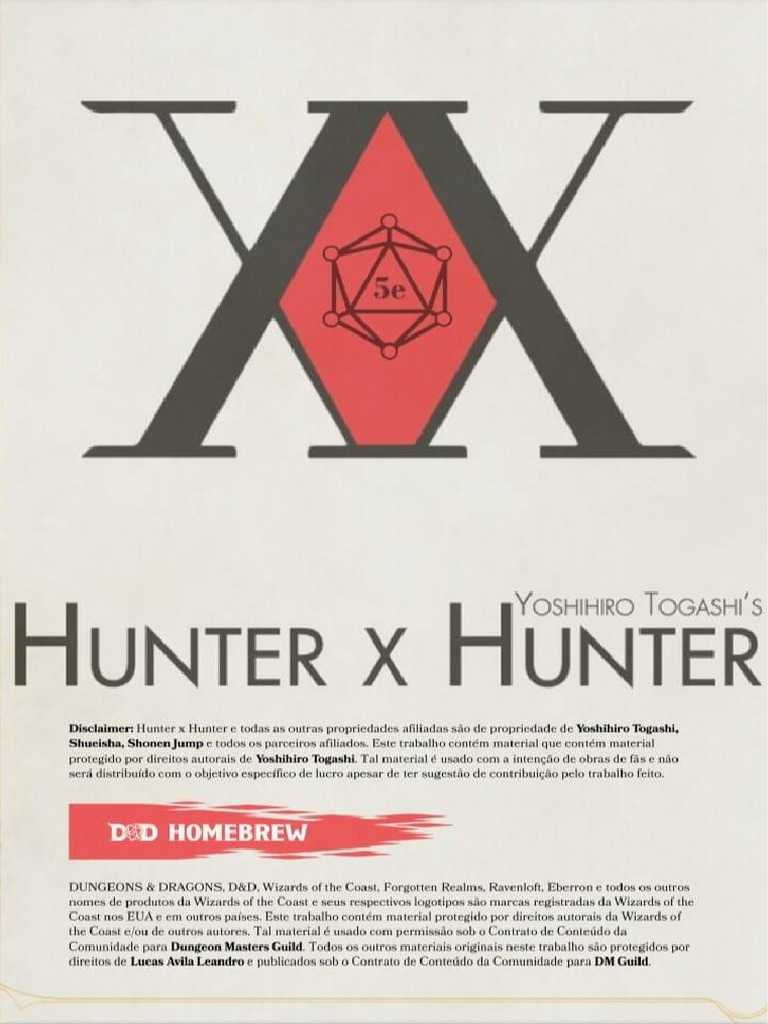 LIVRO MESTRE Hunter - e - Hunter - 5e - RPG. | PDF