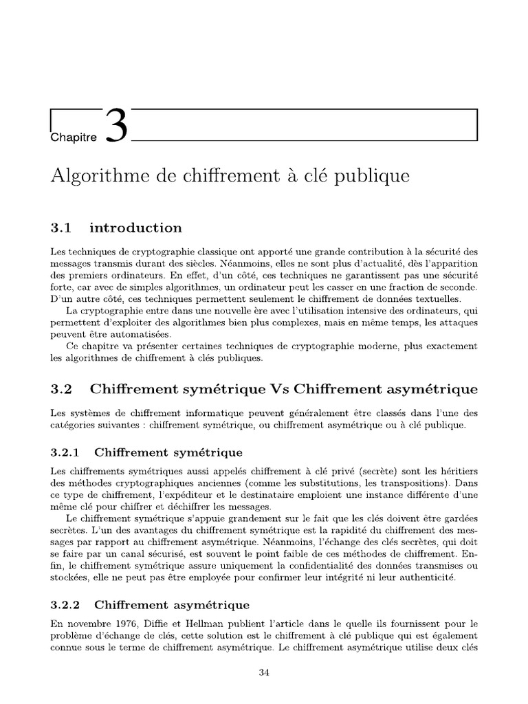 Chapitre 3 Sécurité | PDF
