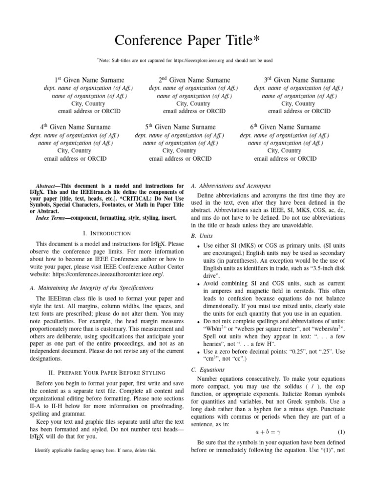 IEEE Conference Template 062824 | PDF