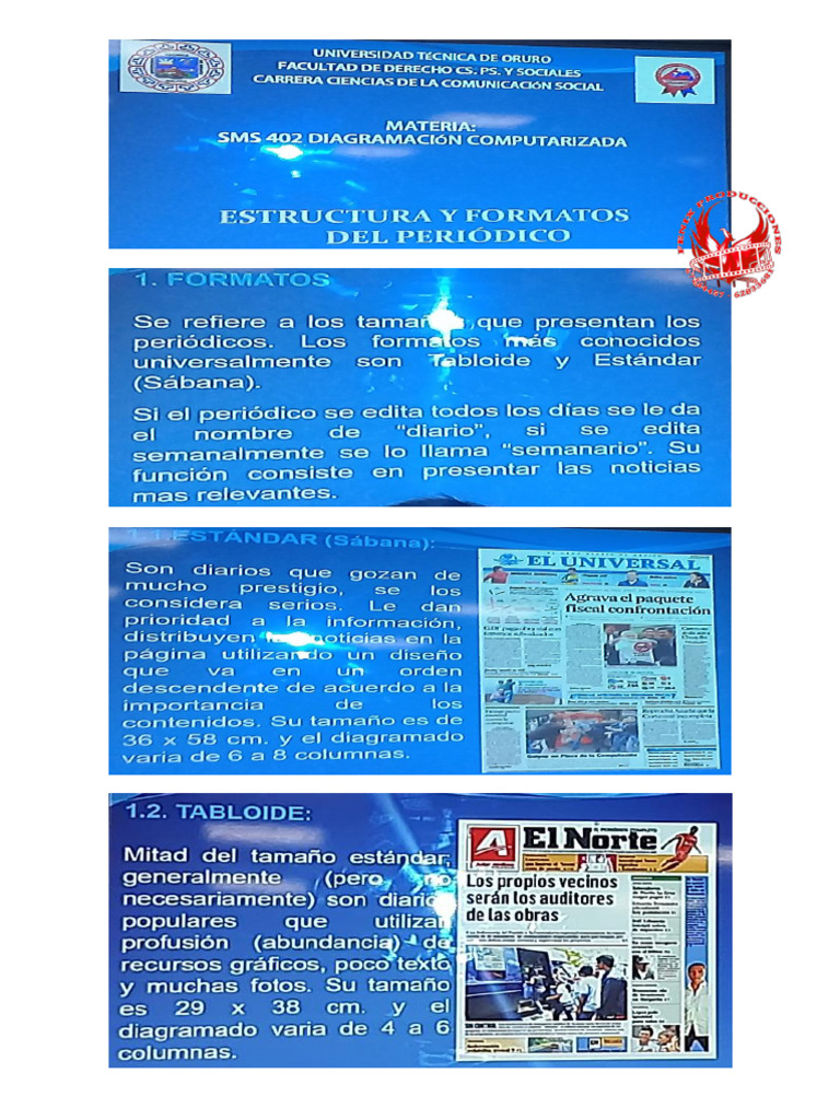 Tema 1 - Estructura y Formato de Periodico | PDF