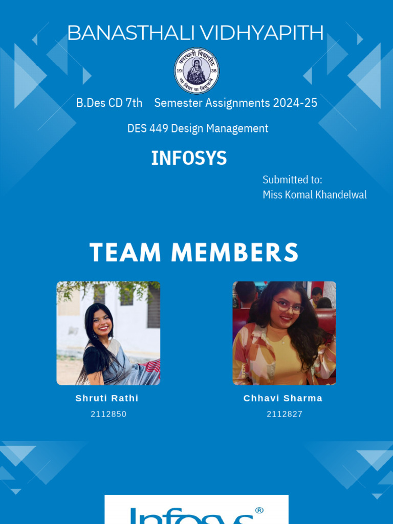 Infosys Presentation | PDF