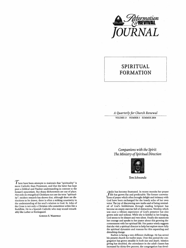 Companions With The Spirit The Ministry | PDF