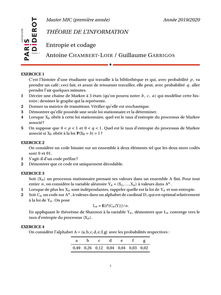 Codage | PDF