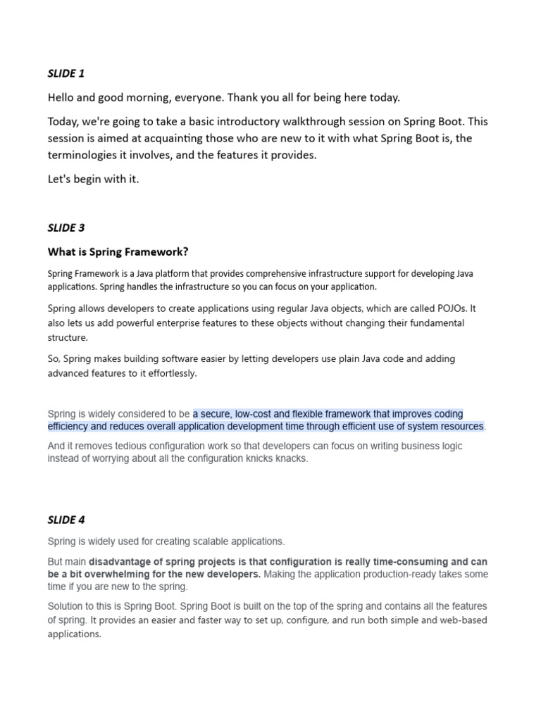 Spring boot PDF Java | PDF