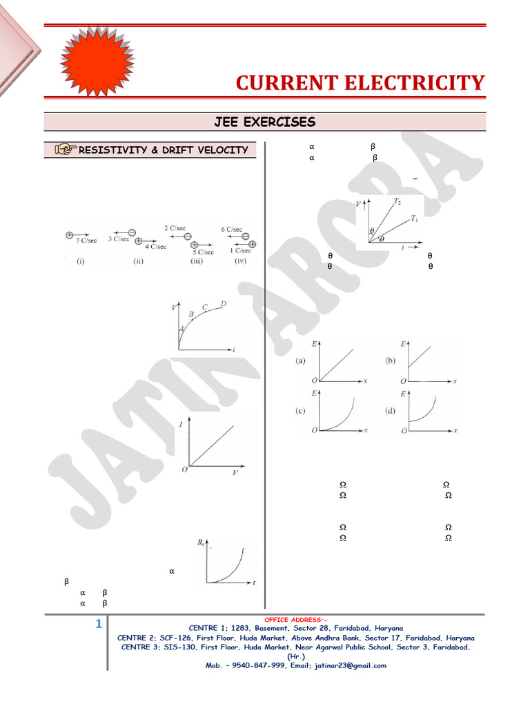 Current Electricity | PDF