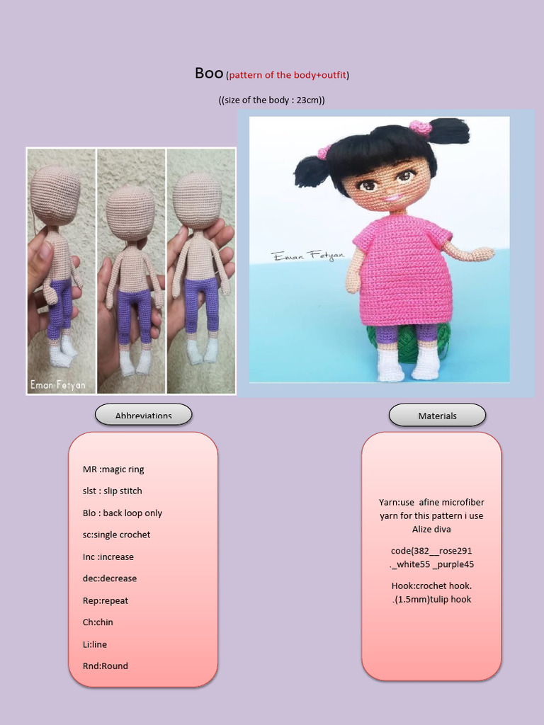 Muñeca Boo Monsters2 | PDF