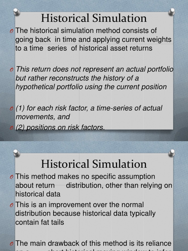 Historical Simulation Method Overview | PDF | Finance & Money Management