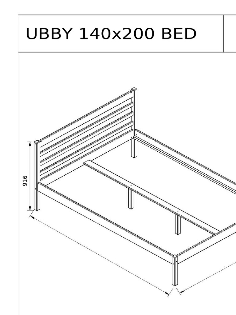 UBBY 140x200 BED | PDF