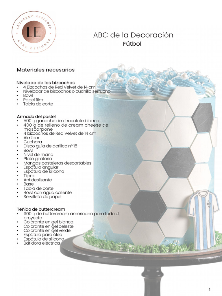 Lista de Materiales - FUTBOL - ABC de La Decoracion | PDF