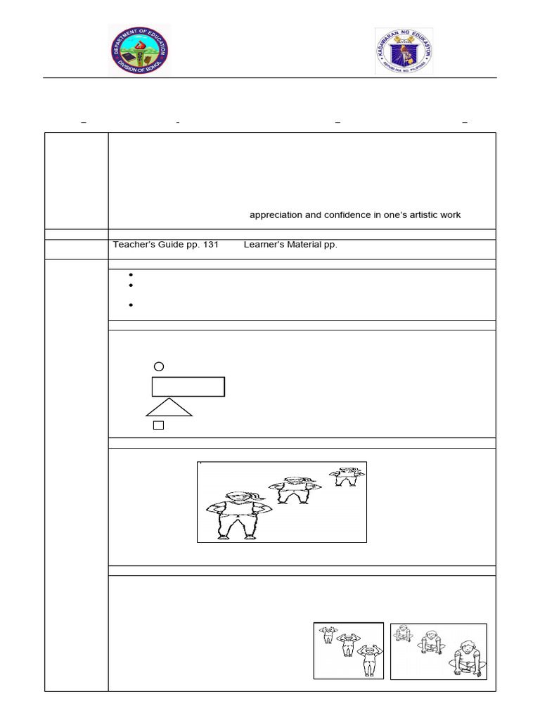 Arts 3 Quarter 1 Week 3 PrototypeLP | PDF