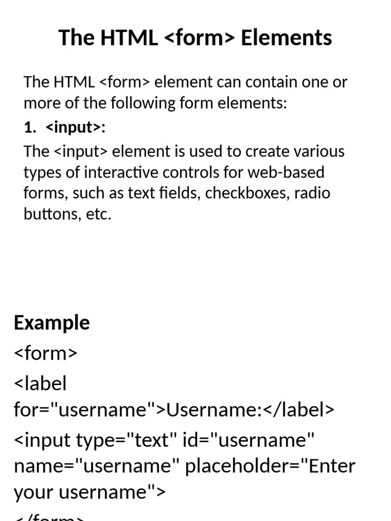 The HTMLElements | PDF