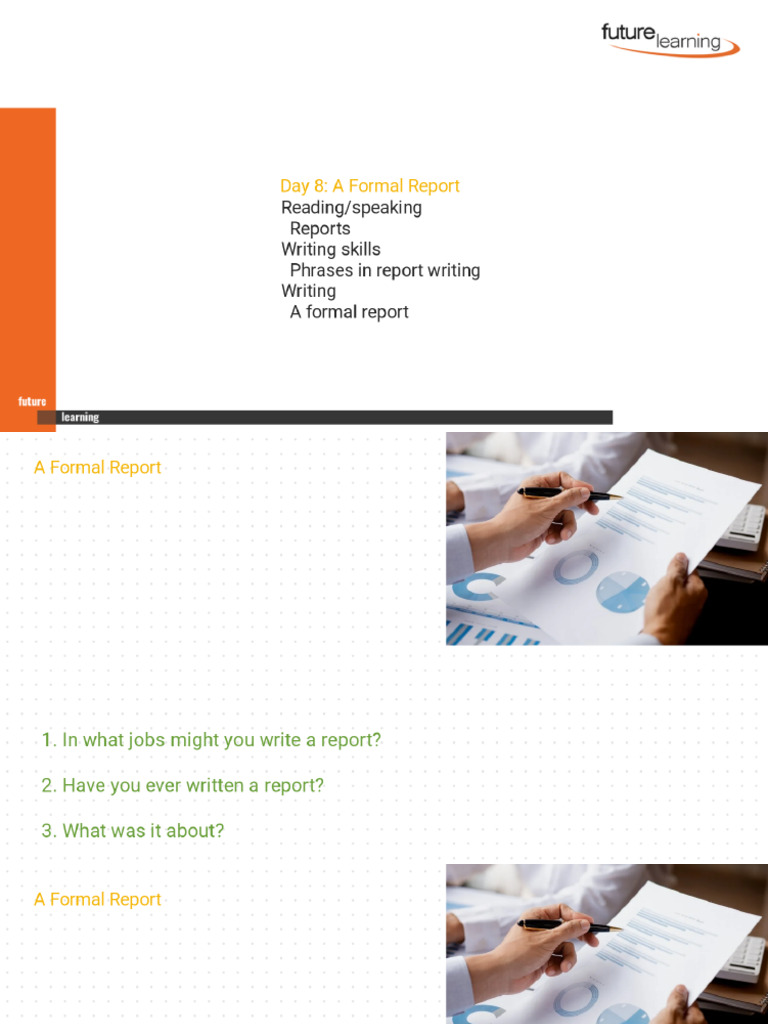 Day 8 - A Formal Report | PDF