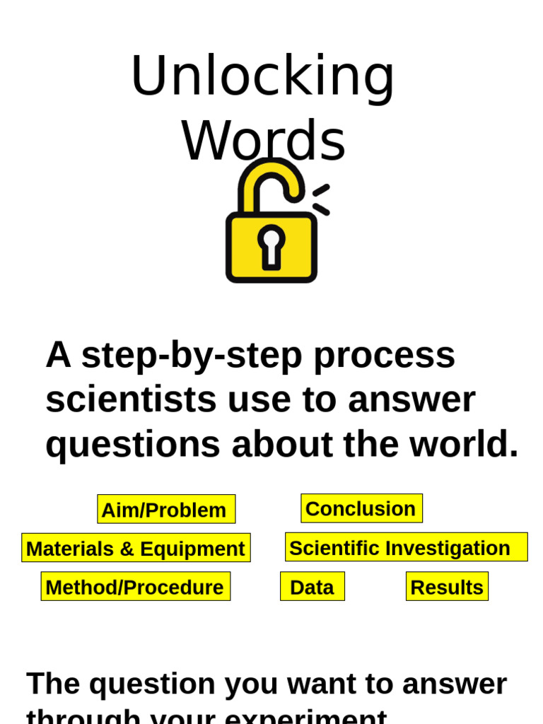 Scientific Investigation | PDF