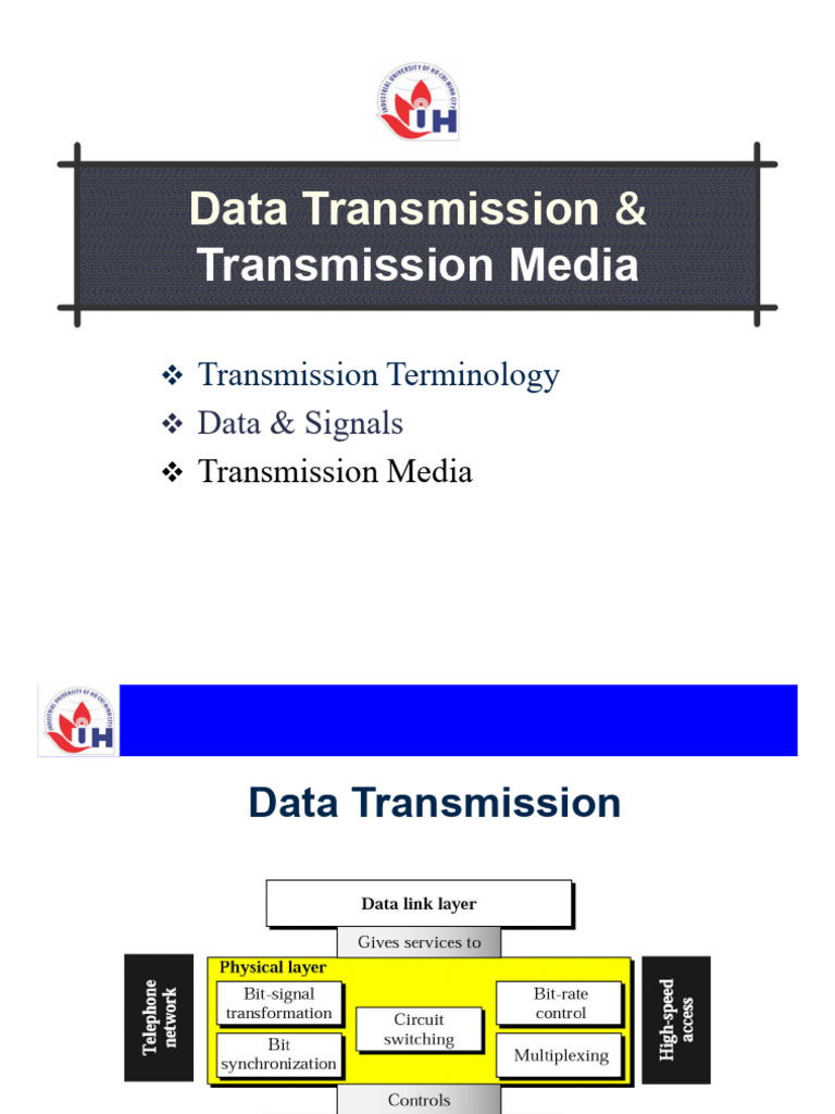 Ch2_Data Transmission and Transmission Media | PDF