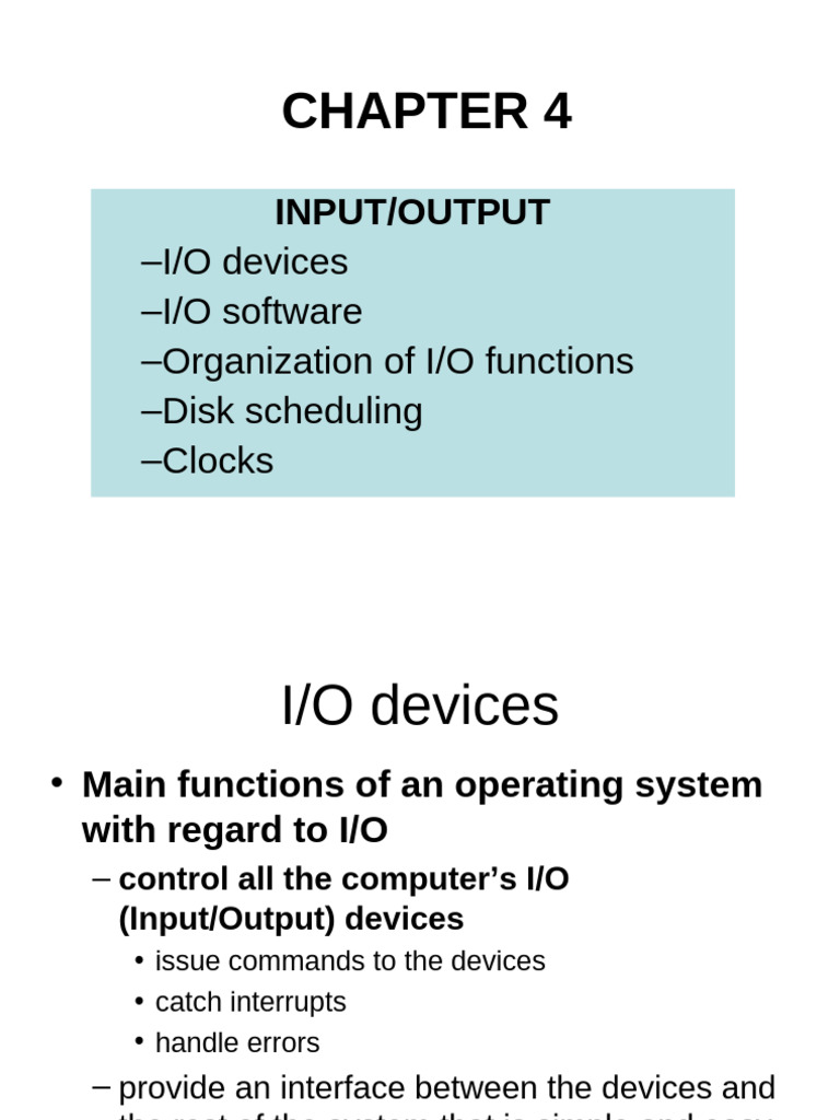 Operating System Chapter 4 Class | PDF
