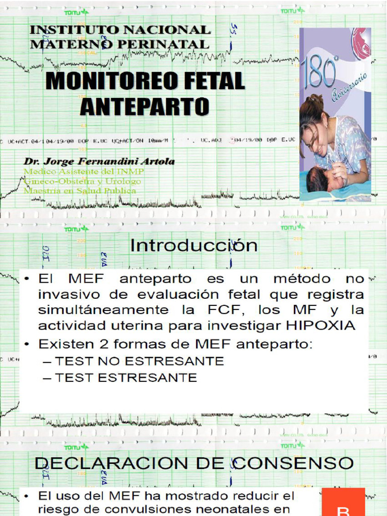 CLASE 2 DR FERNANDINI Monitoreo Fetal Anteparto | PDF