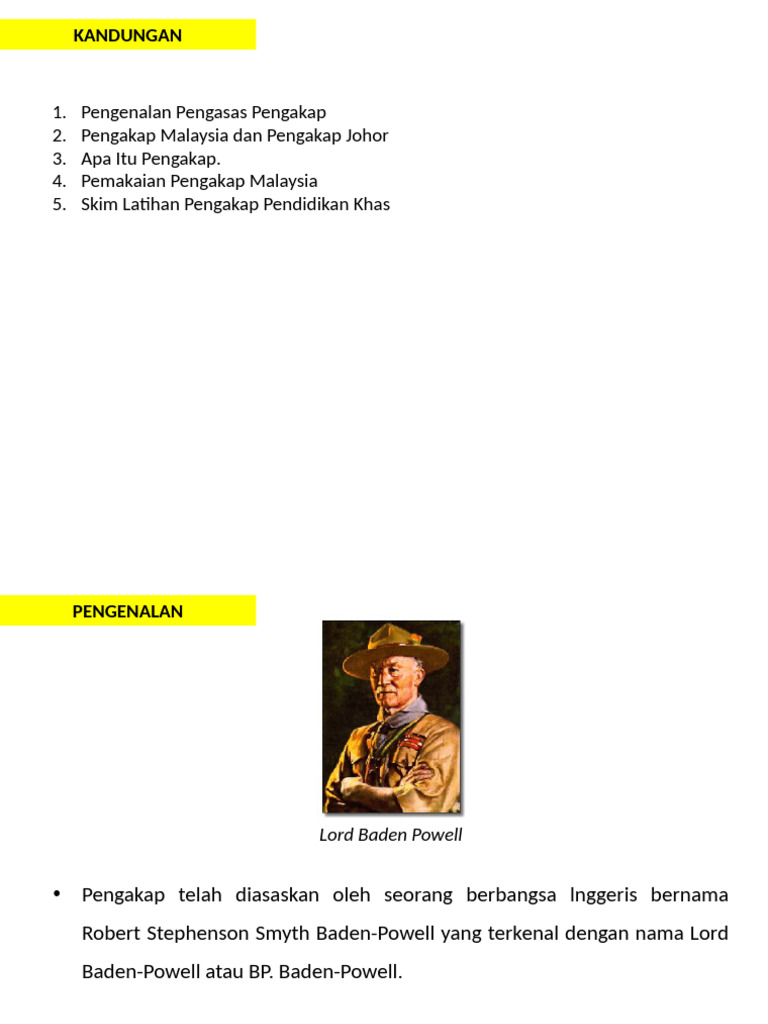 Taklimat Pengakap | PDF