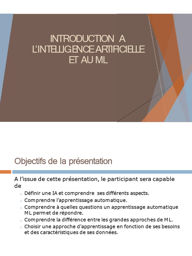 Module 1_Introduction à LIA Et Au ML | PDF