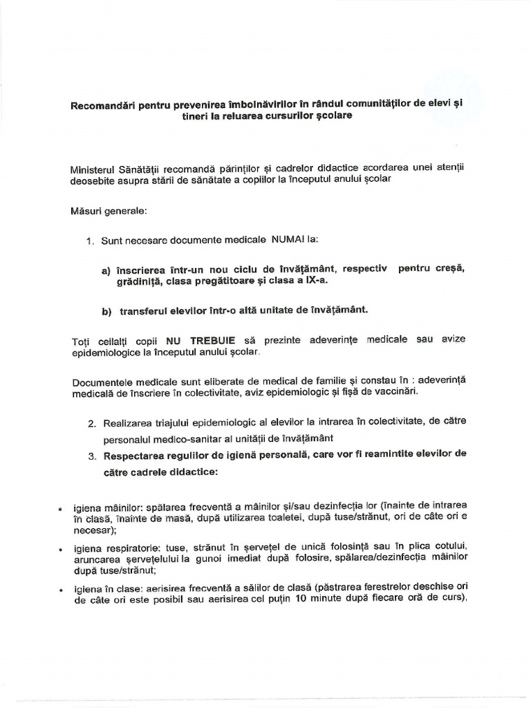 Recomandari MS | PDF